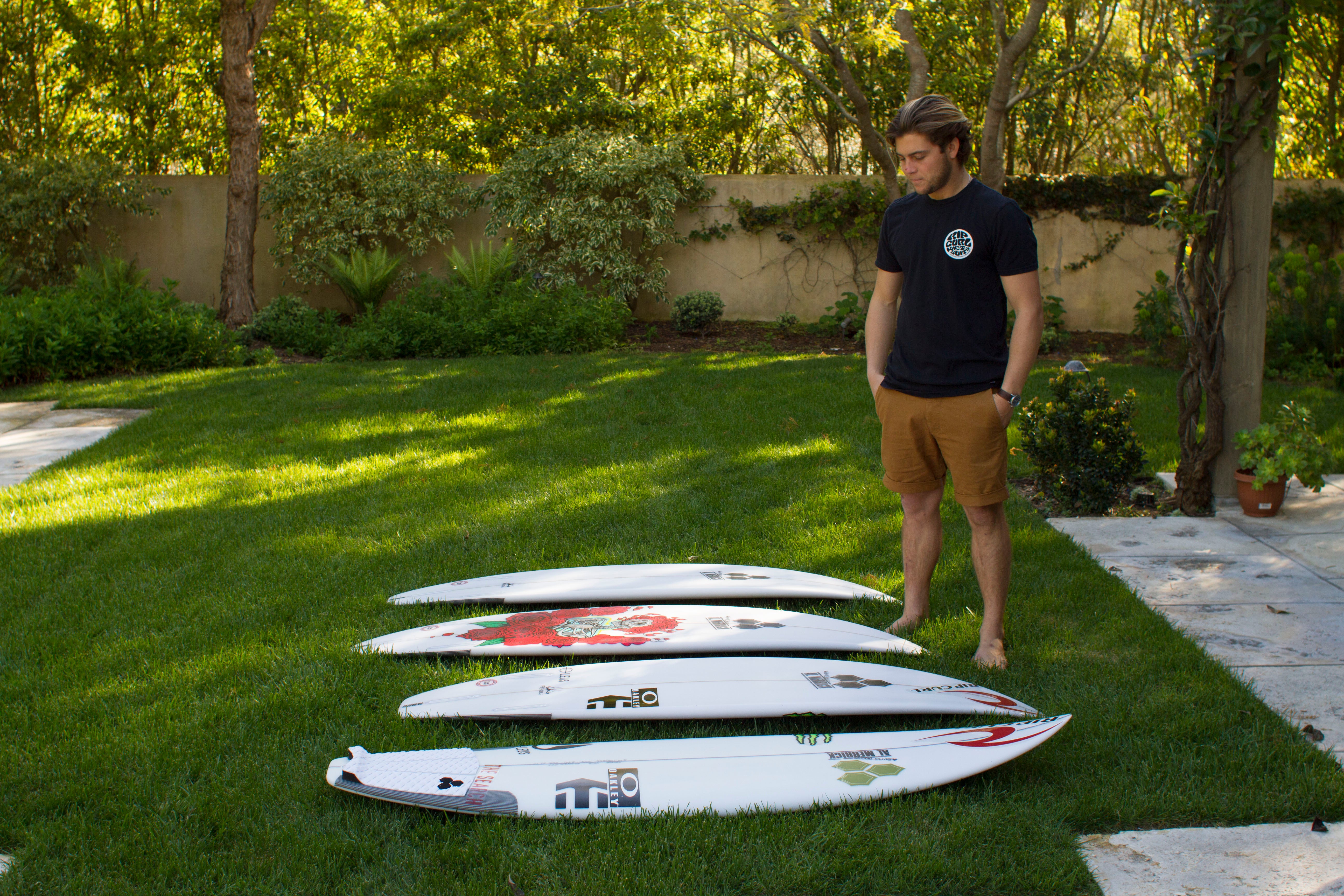 Conner's Snapper Quiver – Channel Islands Surfboards