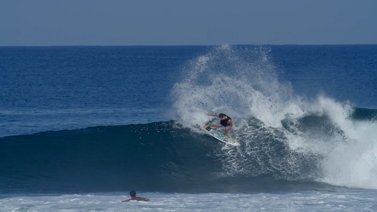 Alex Smith in Indonesia on the Rocket9 – Channel Islands Surfboards