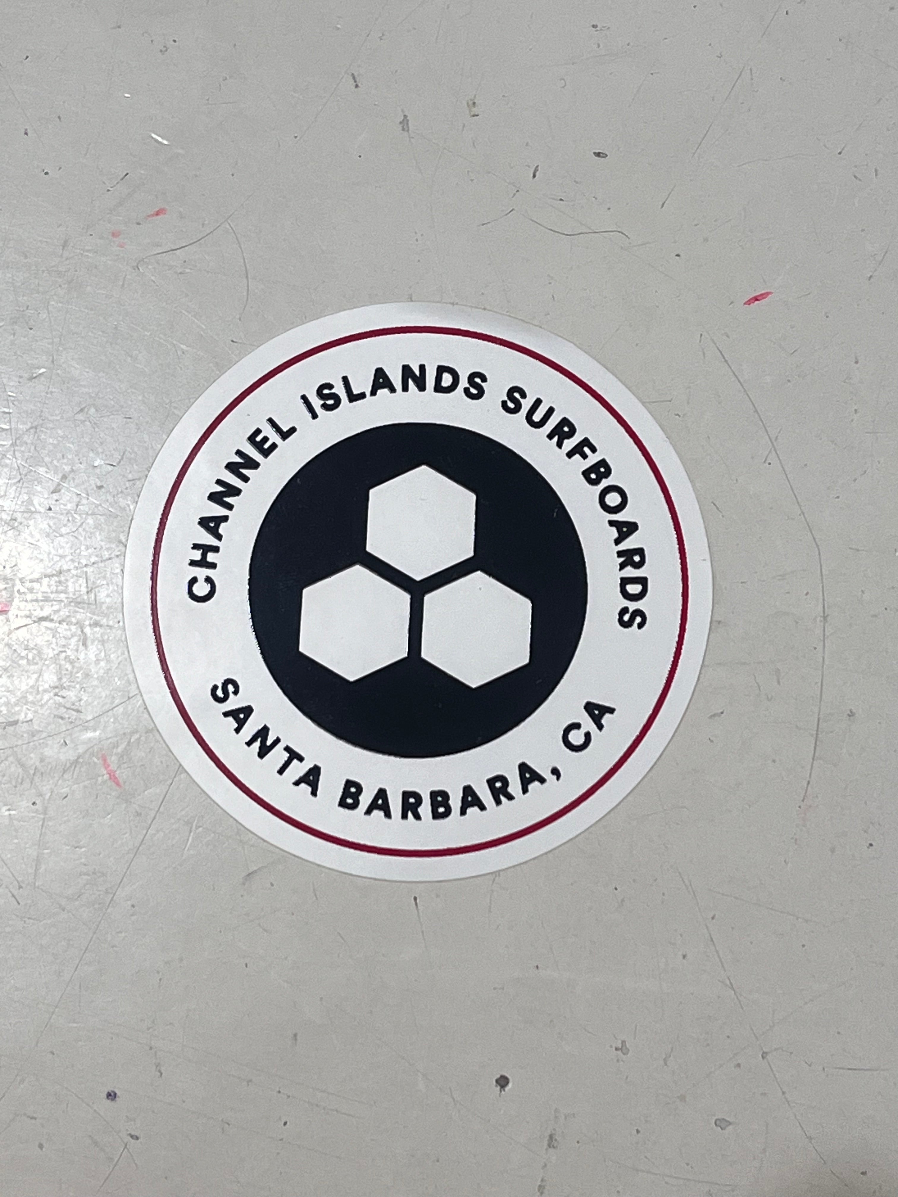 CIRCLE HEX SB STICKER – Channel Islands Surfboards
